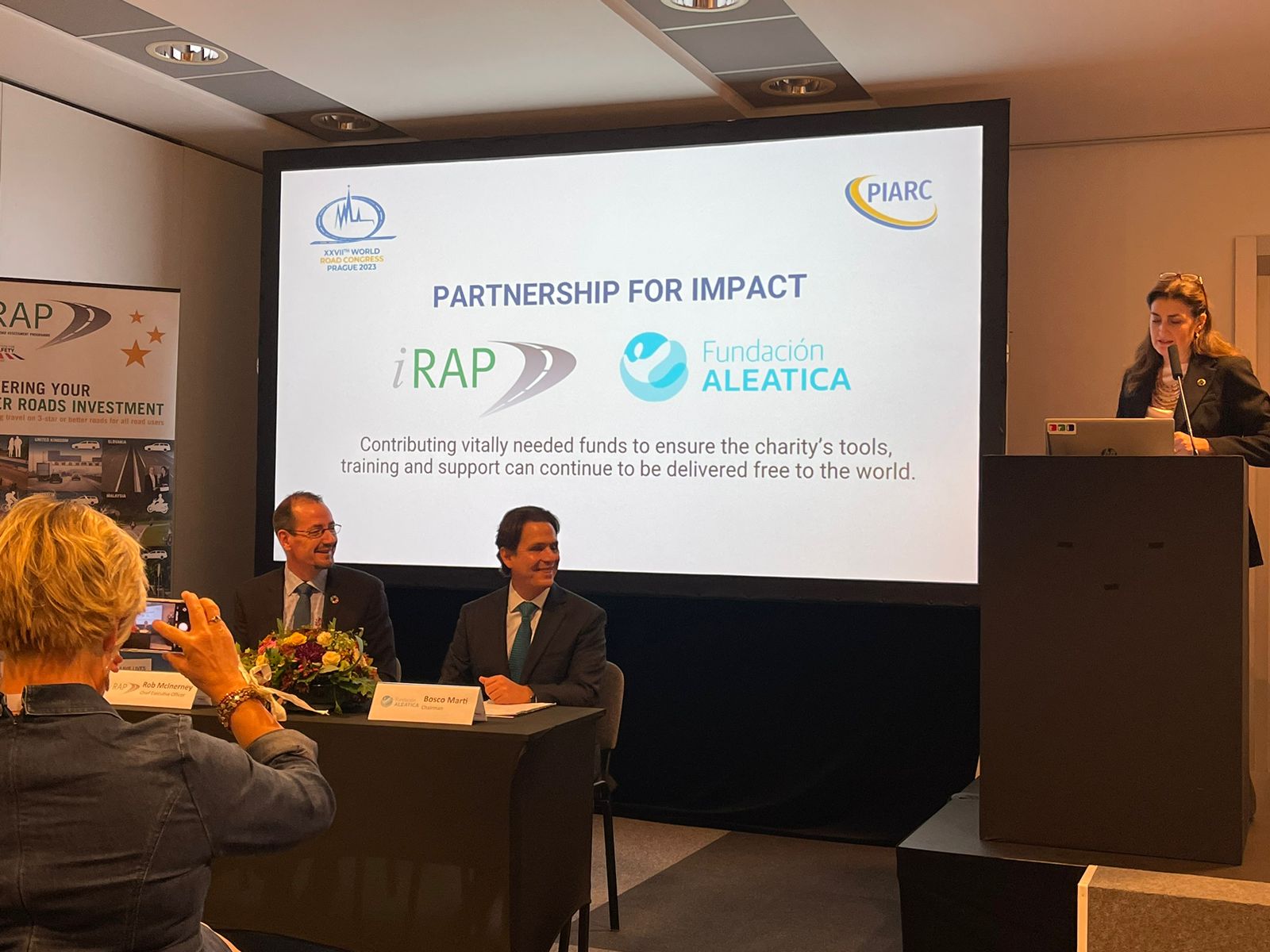 Donor support to iRAP to improve safety of high-risk roads